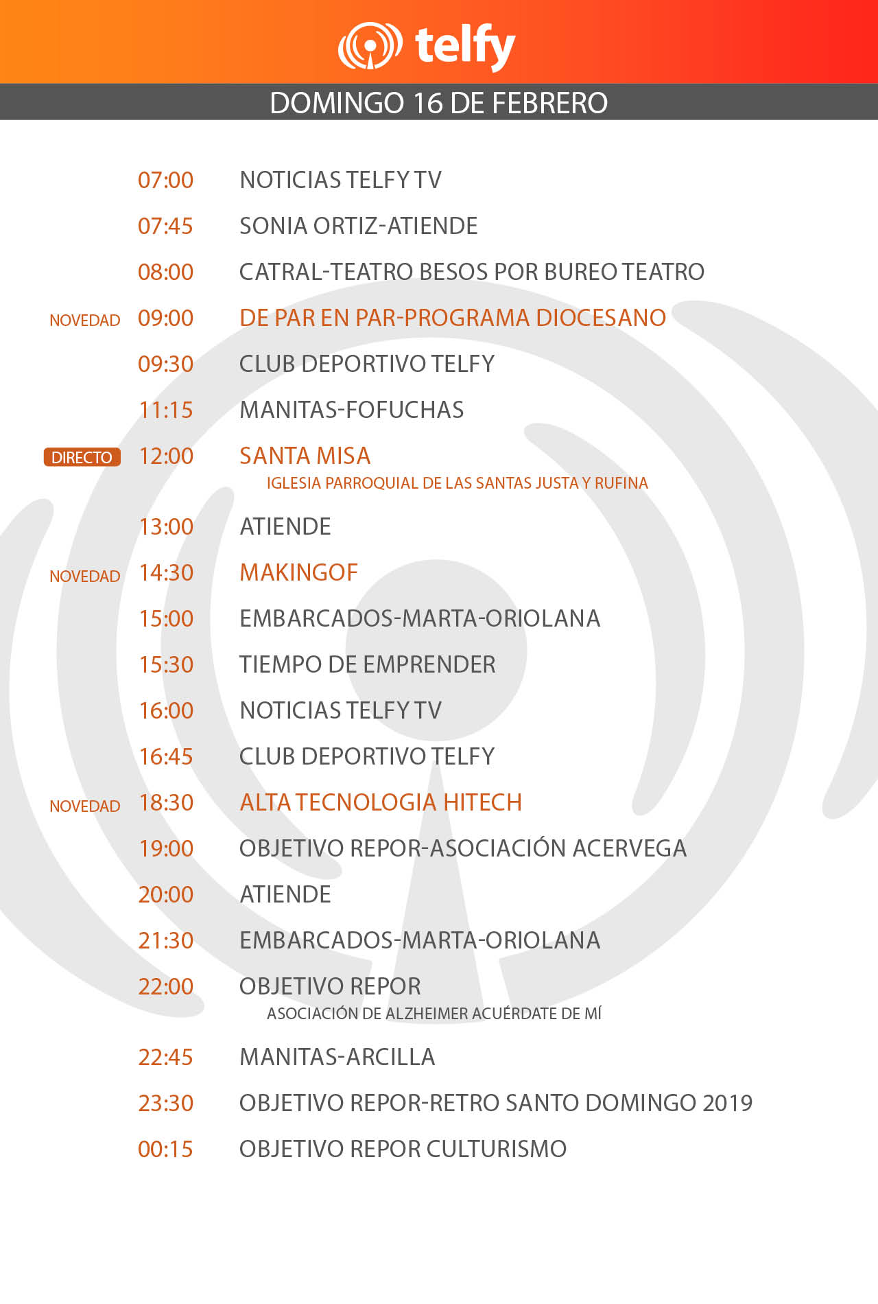 TELFY FEBRERO 2020 16 programacion - Blog Telfy