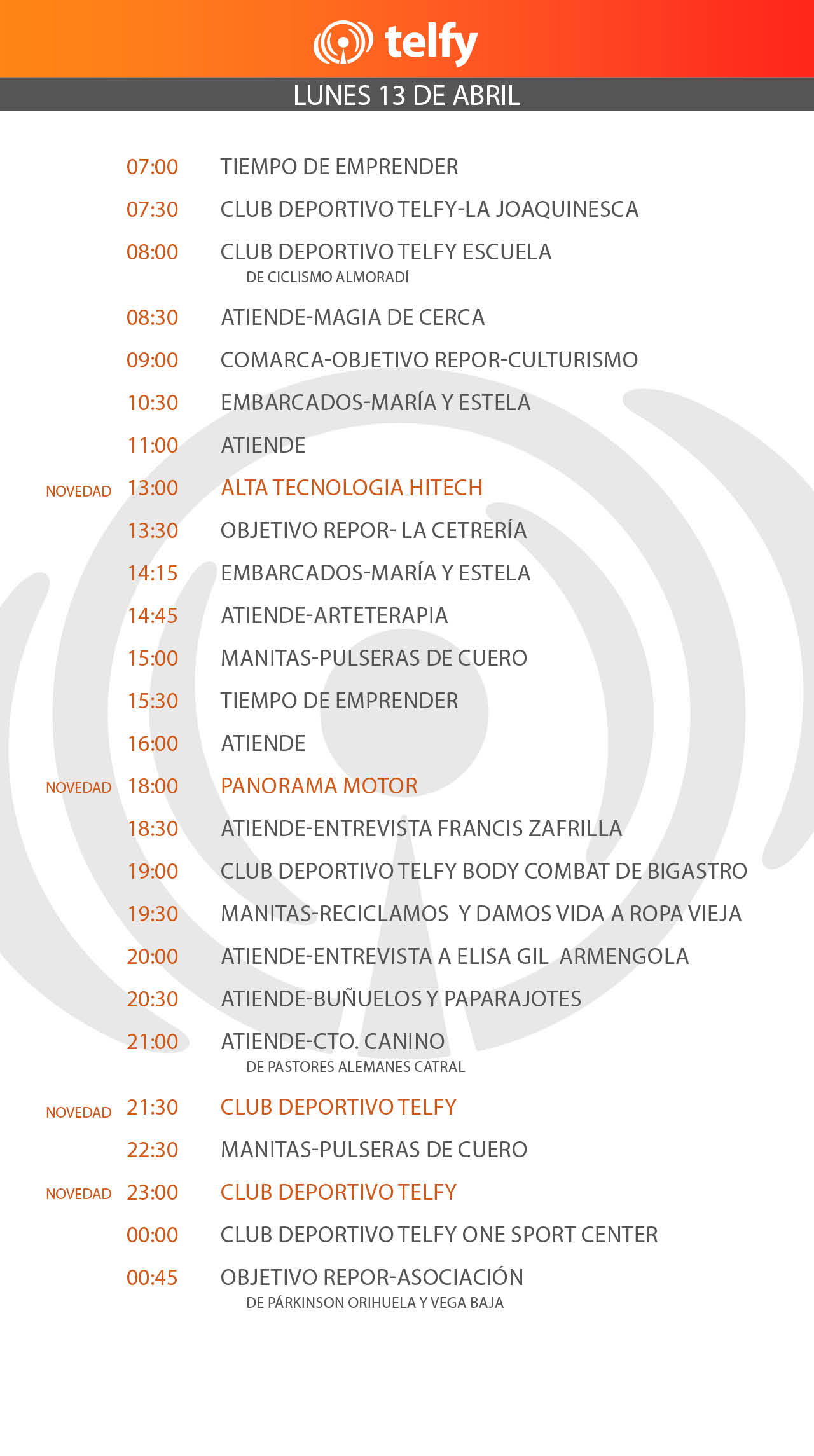 TELFY ABRIL 2020 13 programacion - Blog Telfy