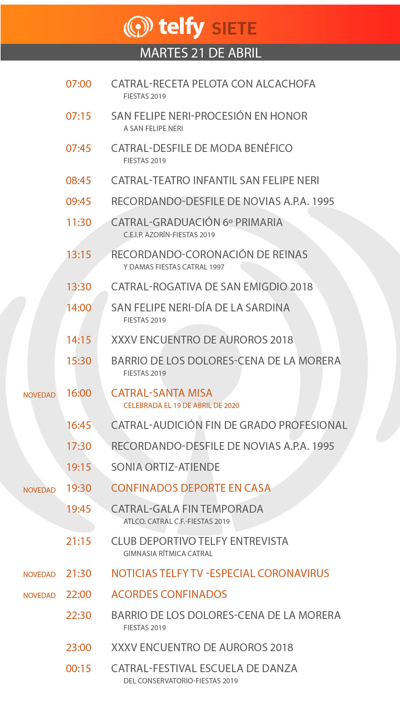 siete ABRIL 2020 21 programacion - Blog Telfy