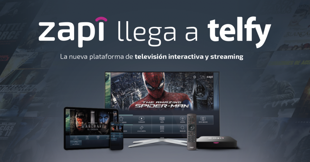 Zapi TV llega a Telfy: plataforma de TV interactiva y streaming - Blog Telfy